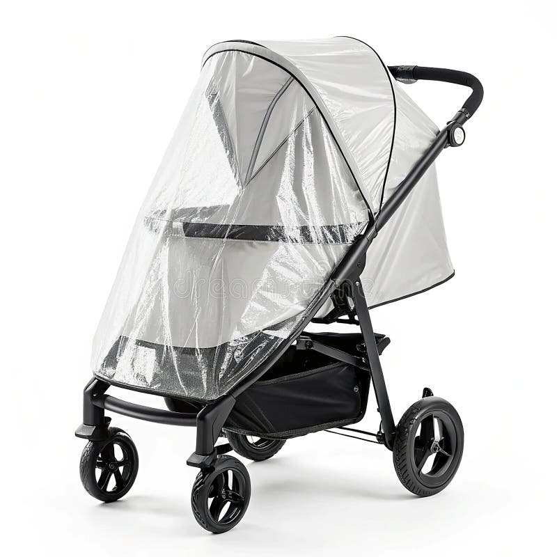 Plastic Stroller Rain Cover Stock Illustrations – 4 Plastic Stroller ...