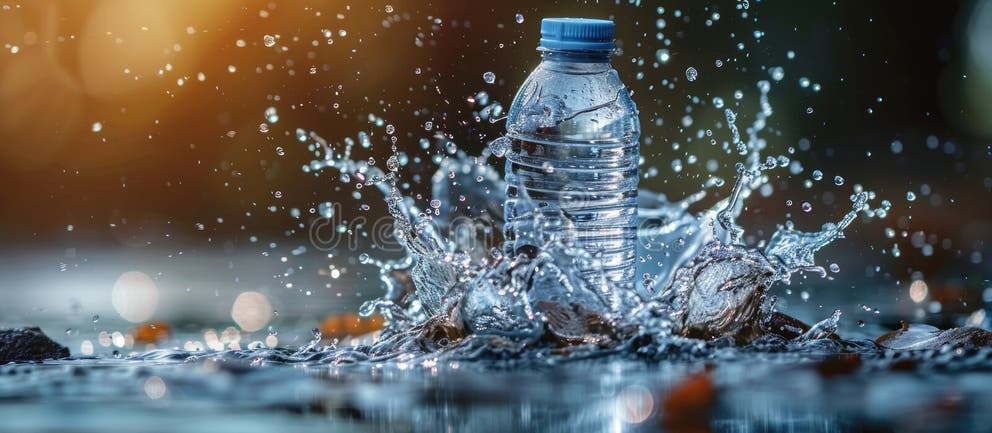 Water bottle splash stock image. Image of summer, fresh - 320437913