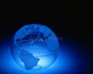 Clear plastic world globe stock photo. Image of land - 12595674
