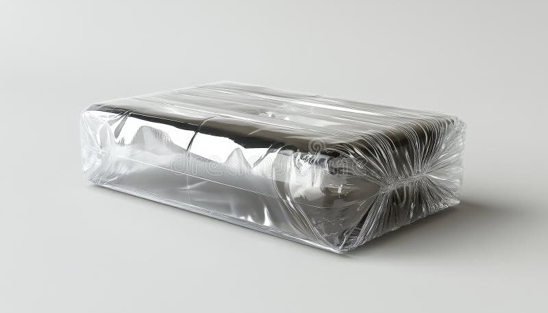 Clear Plastic Wrap Mockup Showcasing Versatile Packaging Options for ...