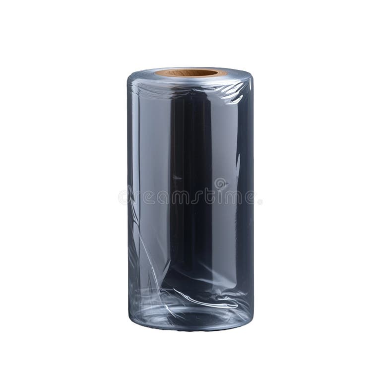Clear Plastic Wrap Roll with Transparent Background for Kitchen Use ...