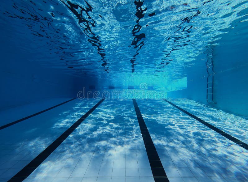 Clear Pool Underwater Light Ripple Stock Image - Image of ocean ...