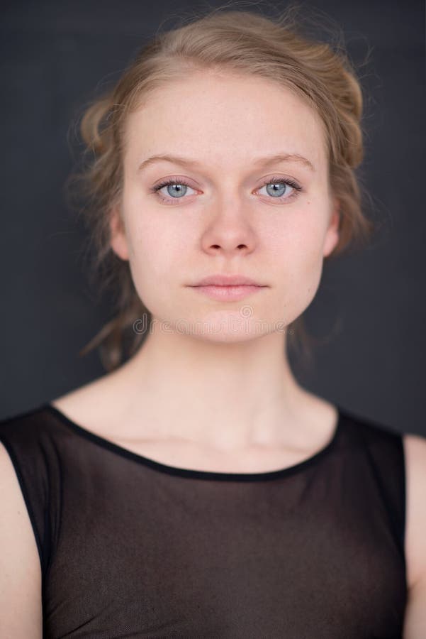 Clear portrait stock image. Image of beautiful, fashion - 56115085