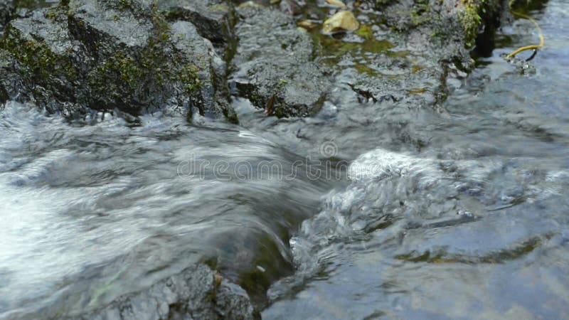 Clear Potable Running Water Stream Stock Footage - Video of clear ...