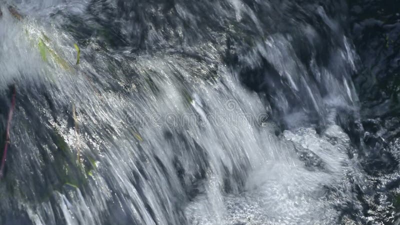 Clear Potable Running Water Stream Stock Footage - Video of drop ...