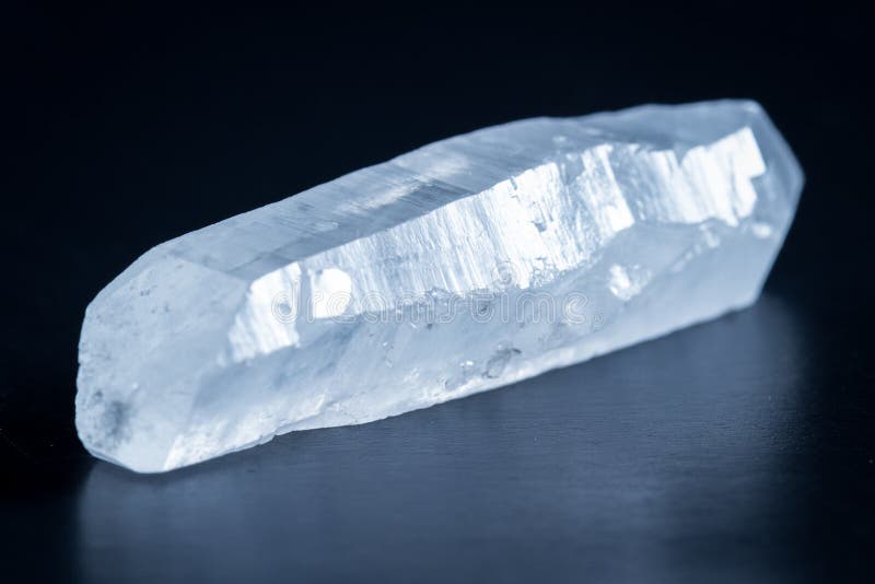 Clear quartz crystal stock photo. Image of nature, rock - 69323028