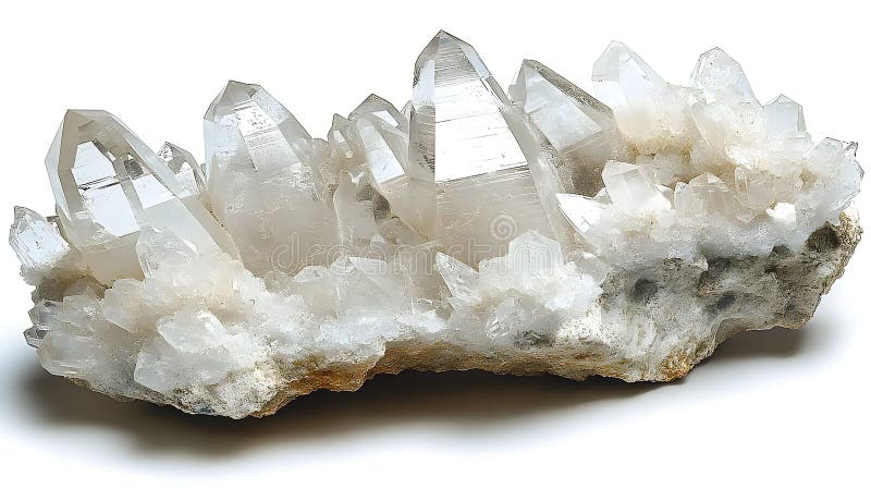 Stunning Quartz Cluster stock illustration. Illustration of power ...
