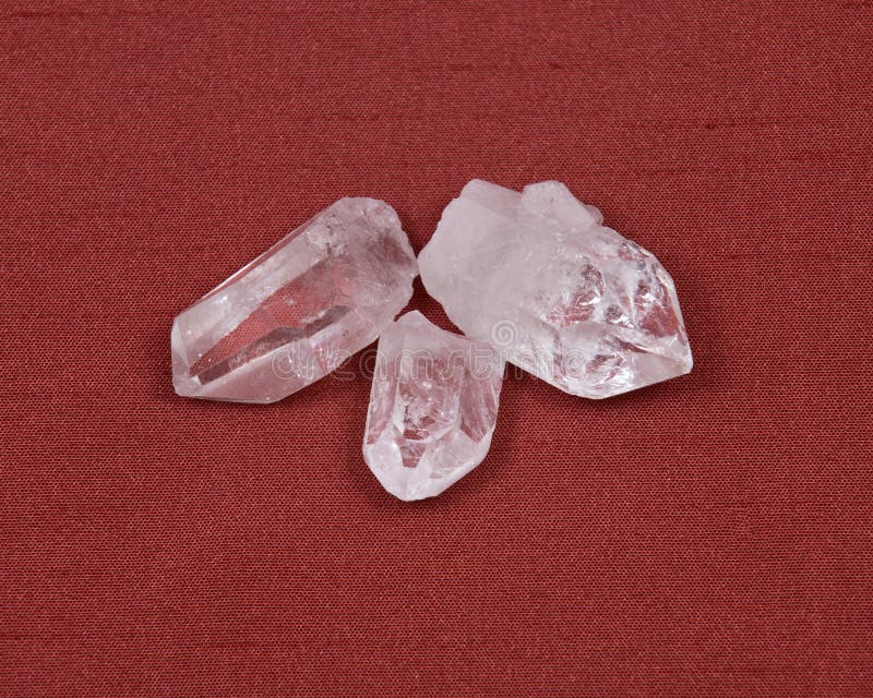 Quartz Crystal in Oyster Shell Stock Image - Image of clear, jewel ...