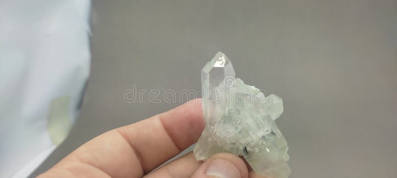 Clear Quartz Mineral Specimen from Skardu Pakistan Stock Image - Image ...