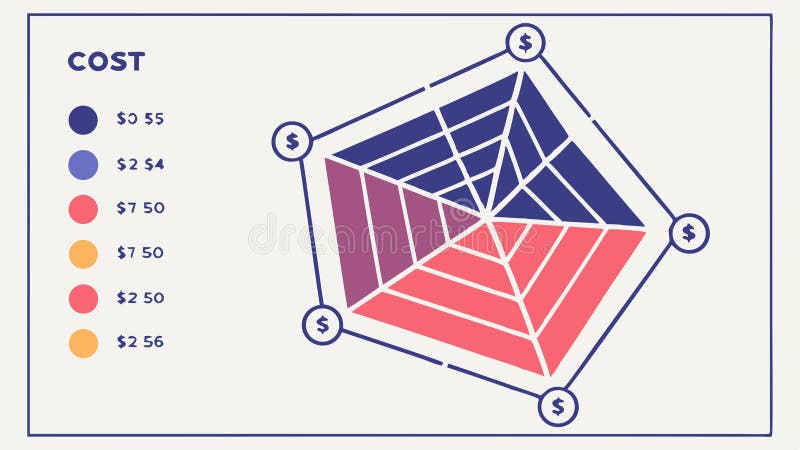 Radar Chart, Performance Analysis Data, Vector Design Generative AI ...