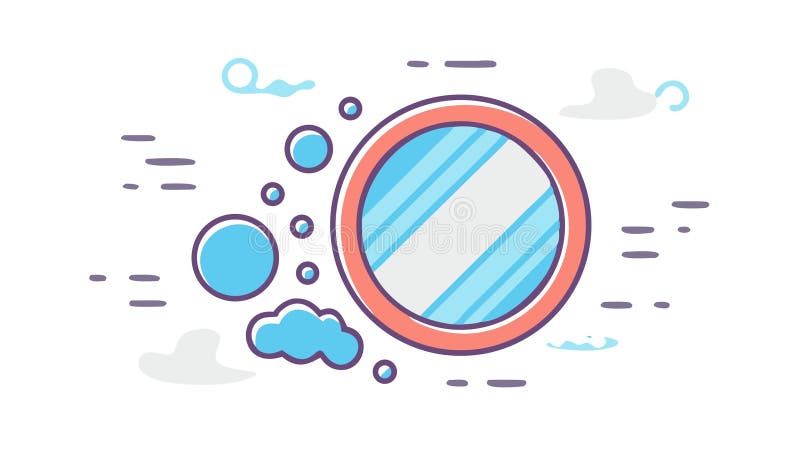 Clear Reflection, Truth and Clarity, Vector Design Generative AI Stock ...