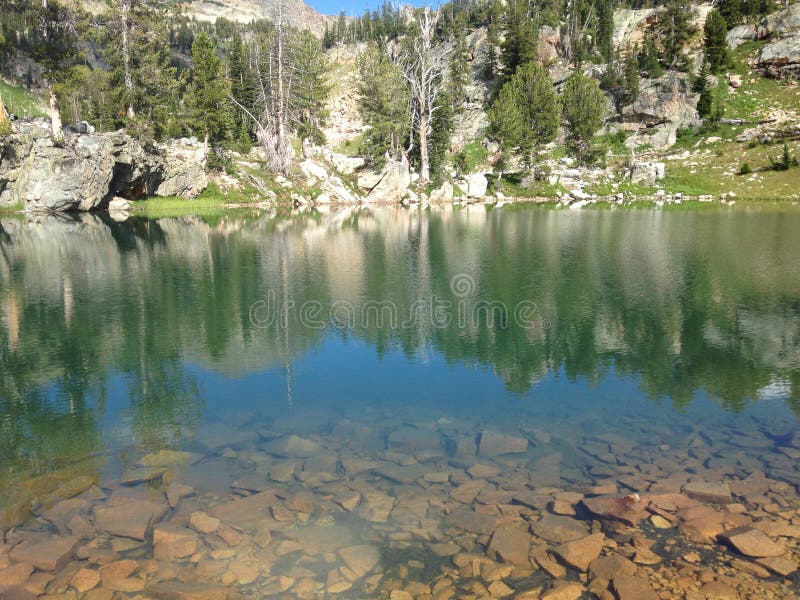 Clear reflections stock image. Image of camping, lake - 58087291
