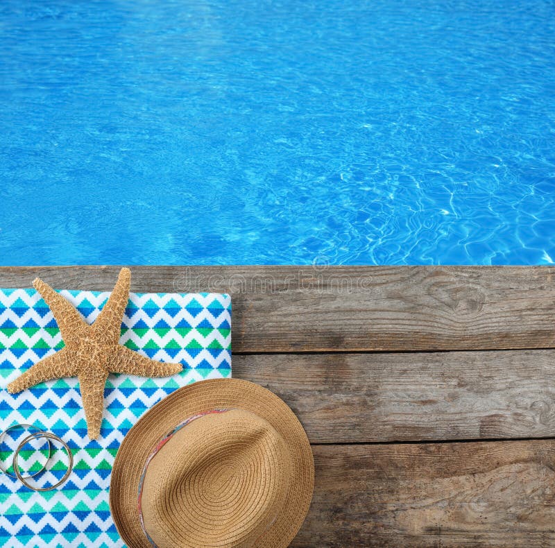 Clear Refreshing Water in Pool Stock Image - Image of sunbathing ...
