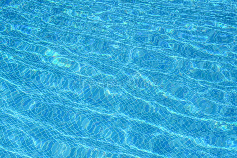 Clear Refreshing Water in Swimming Pool on Sunny Day, Closeup Stock ...