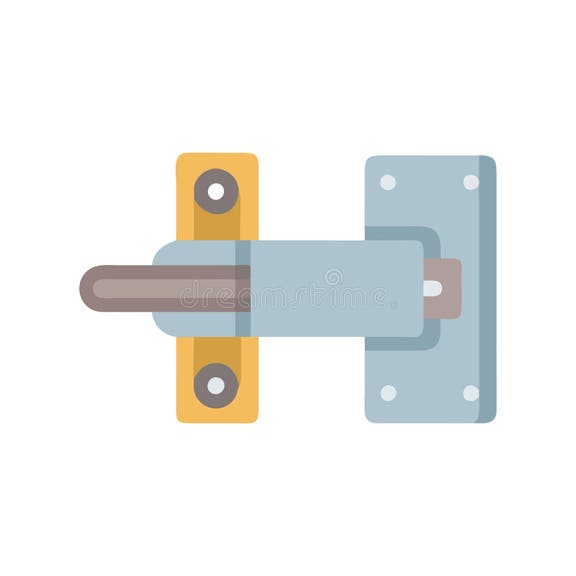 Icon of Sash Lock for Enhanced Security Stock Vector - Illustration of ...