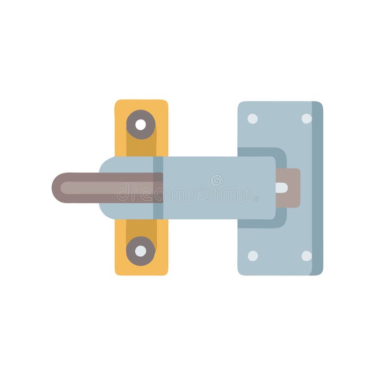 Icon of Sash Lock for Enhanced Security Stock Vector - Illustration of ...