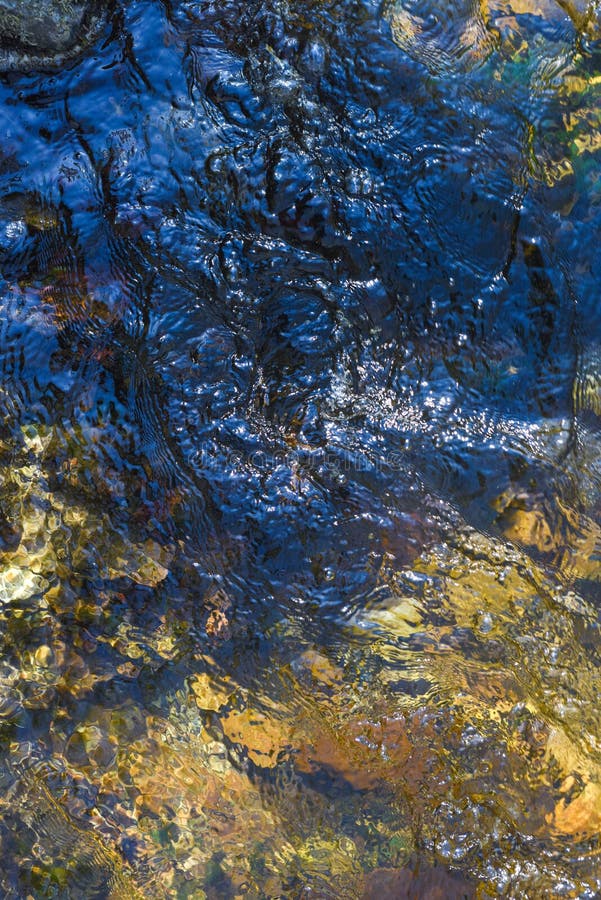 Clear River Water from High Angle Stock Image - Image of peaceful ...