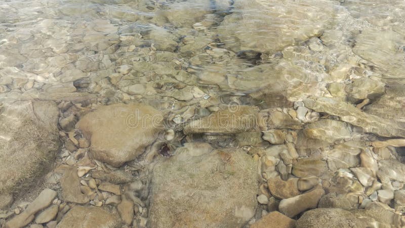 Clear River Water with Stones Under Water Stock Image - Image of stones ...