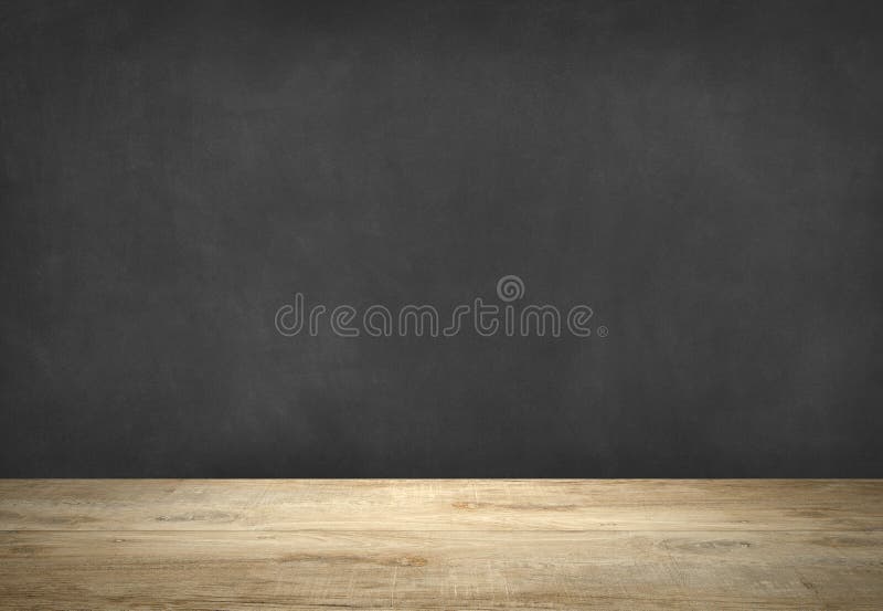 Clear Rustic Wooden Table with Grey Background Stock Image - Image of ...