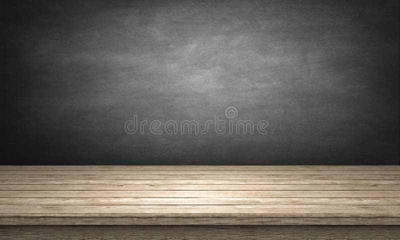 Clear Rustic Wooden Table with Grey Background Stock Image - Image of ...