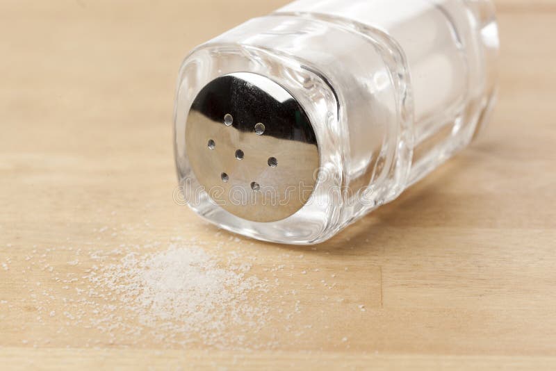Clear Salt Shaker stock photo. Image of spice, shaker - 25458166