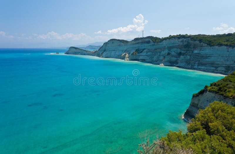 Clear Sea on Corfu stock image. Image of nature, landscape - 27988369