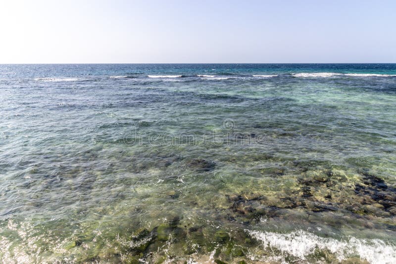 Clear Sea in Jeddah, Saudi Arab Stock Photo - Image of background ...