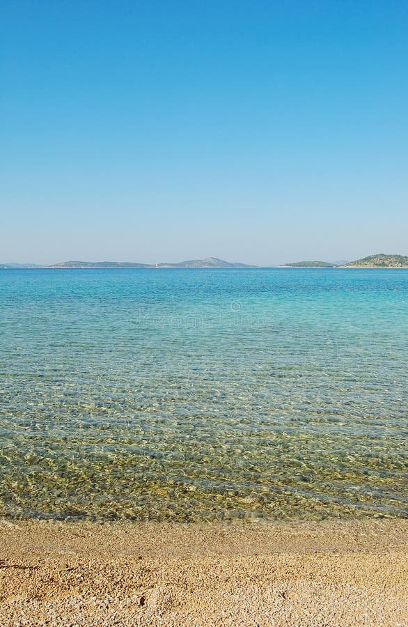 Clear sea panorama stock image. Image of dreaming, clouds - 1769481