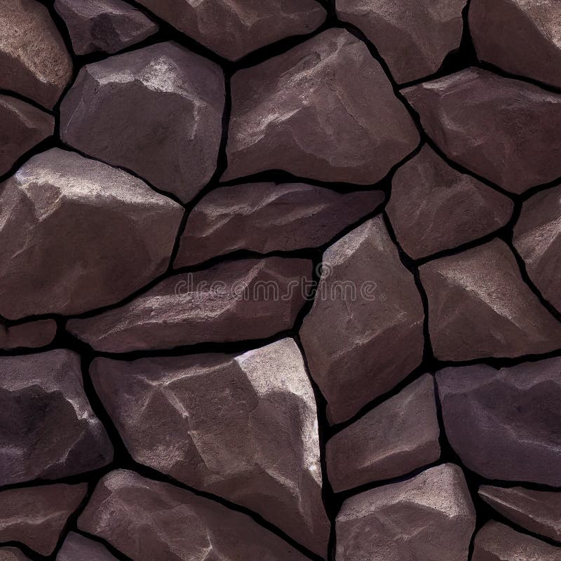 Clear Seamless Stone Wall Texture for Backgrounds and Designs. Stock ...