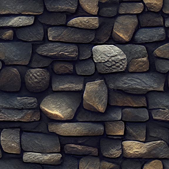 Clear Seamless Stone Wall Texture for Backgrounds and Designs. Stock ...