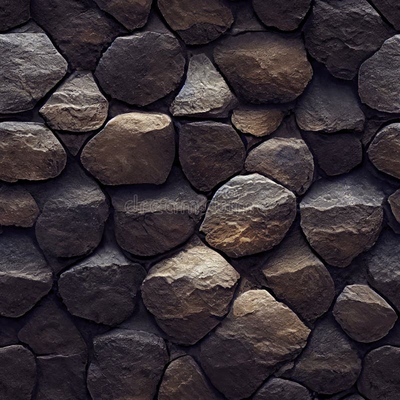 Clear Seamless Stone Wall Texture for Backgrounds and Designs. Stock ...