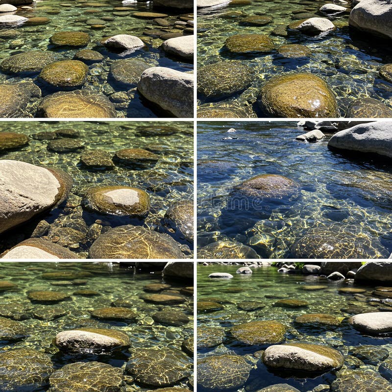Clear Water and River Stones Stock Photo - Image of water, nature: 5831018