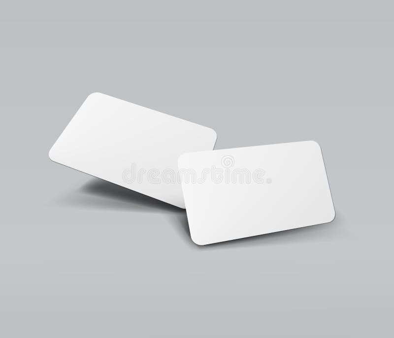 Clear Simple Flying Gift Card Template on Gray Stock Vector ...