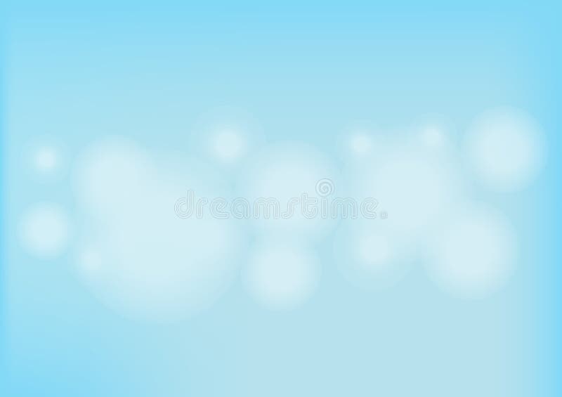 Clear Sky bokeh background stock vector. Illustration of blue - 242104448