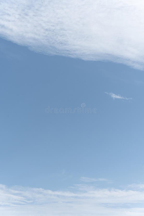 Clear Sky with Clouds. High Quality Photo Stock Illustration ...