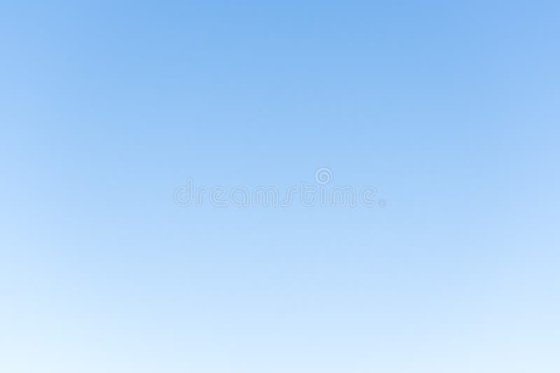 Clear Sky without Clouds, Light Blue Sky Above the Horizon without ...