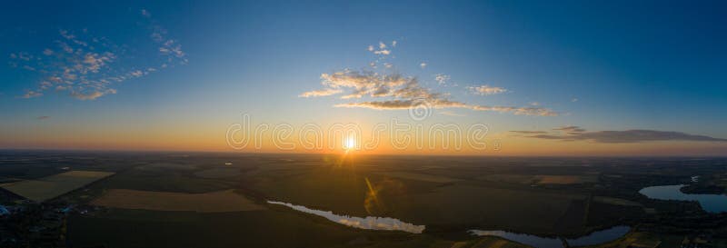 Clear Sky without Clouds at Sunset. Background Stock Image - Image of ...