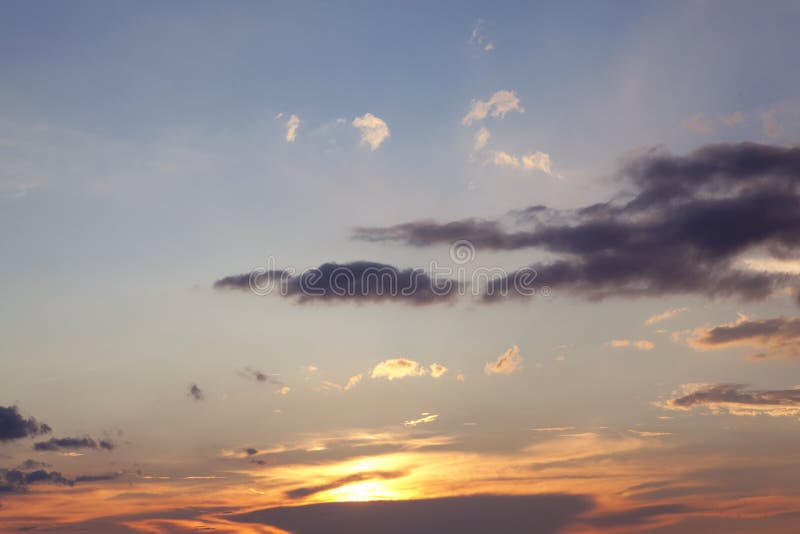 Clear sky in the evening stock photo. Image of sunlight - 149236666