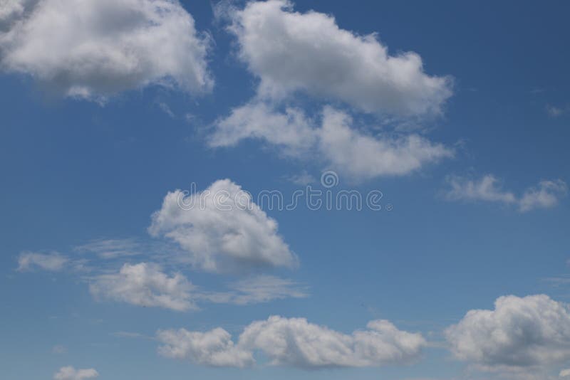 Clear sky with few clouds stock image. Image of spring - 138046031