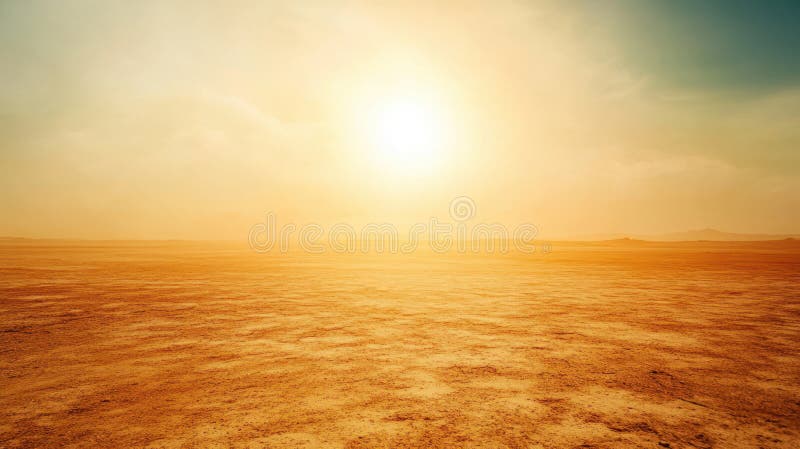 Clear Sky with Intense Sun during a Heatwave Perfect for Backgrounds ...