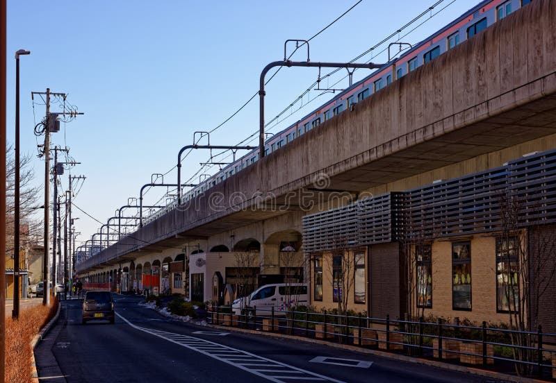 JR Chuo Line Train Approching Kanda Station In Tokyo Editorial Photo ...