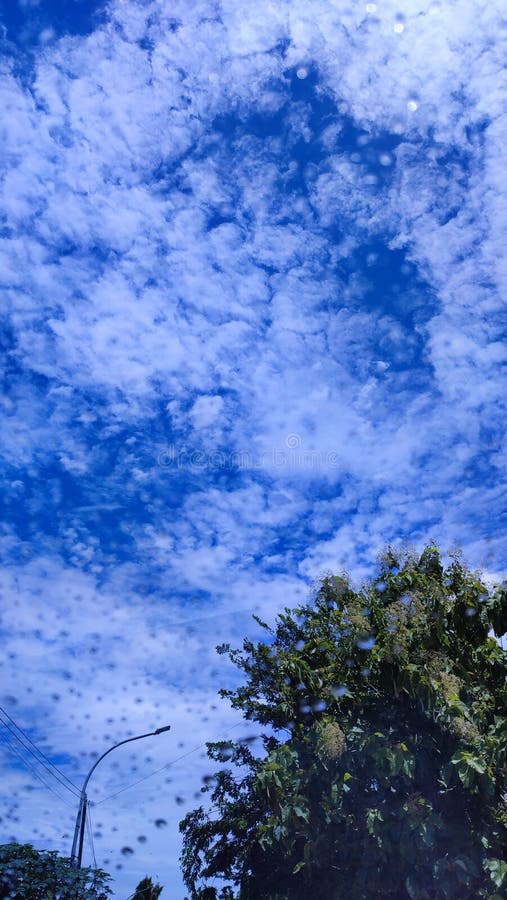 Clear sky after rain stock photo. Image of rain, inside - 276896892