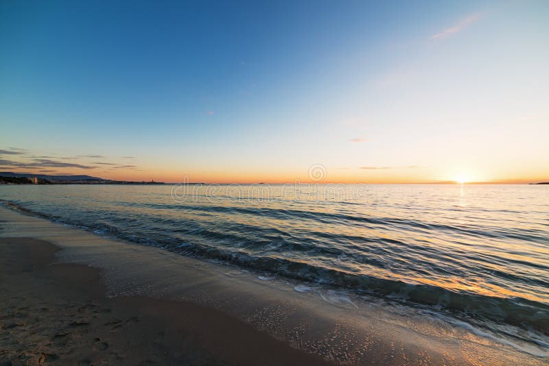 Clear sky at sunset stock image. Image of blue, sunlight - 83871527