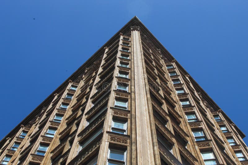 The Sky is Clear with a Very Tall Building Towering High Editorial ...