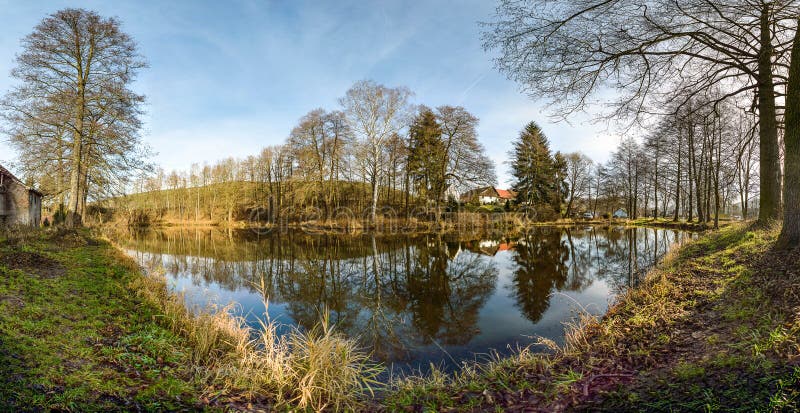 Clear small lake stock image. Image of beauty, landscape - 70826247