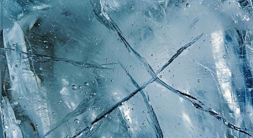 Clear Smooth Solid Ice Block Texture Background Showing Fine Subtle ...