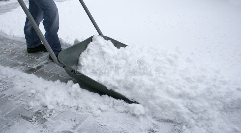 Clear the snow stock image. Image of winter, janitor, bavaria - 7906949