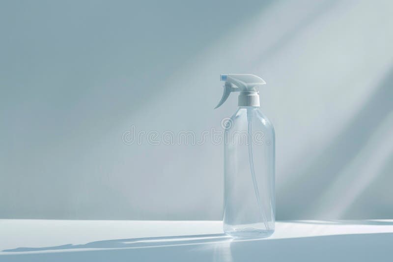 A Clear Spray Bottle Sits on Top of a Table, Ready for Use Stock Photo ...