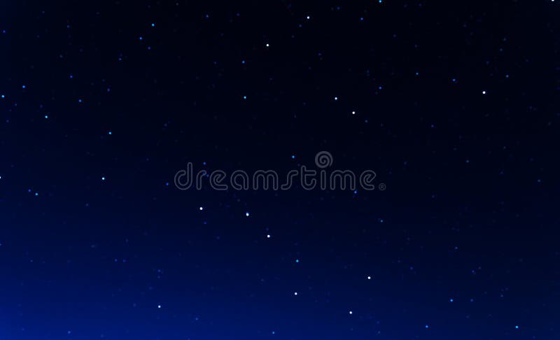 Clear Starry Night Sky with Bright Constellations Stock Photo - Image ...