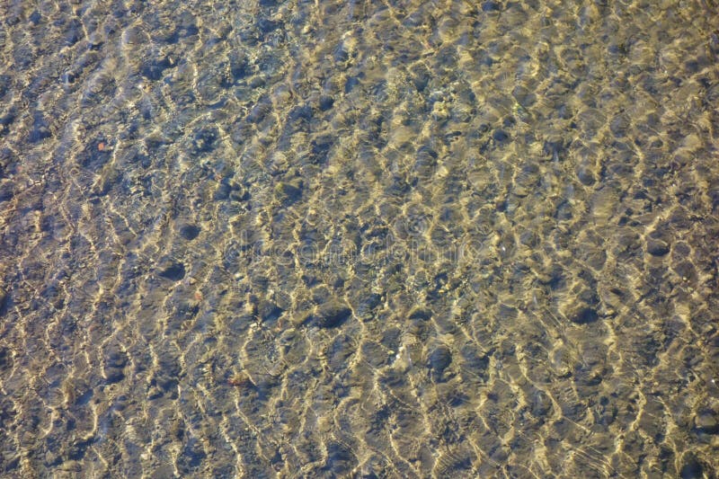 Clear Stream Water Surface Texture Background Stock Image - Image of ...